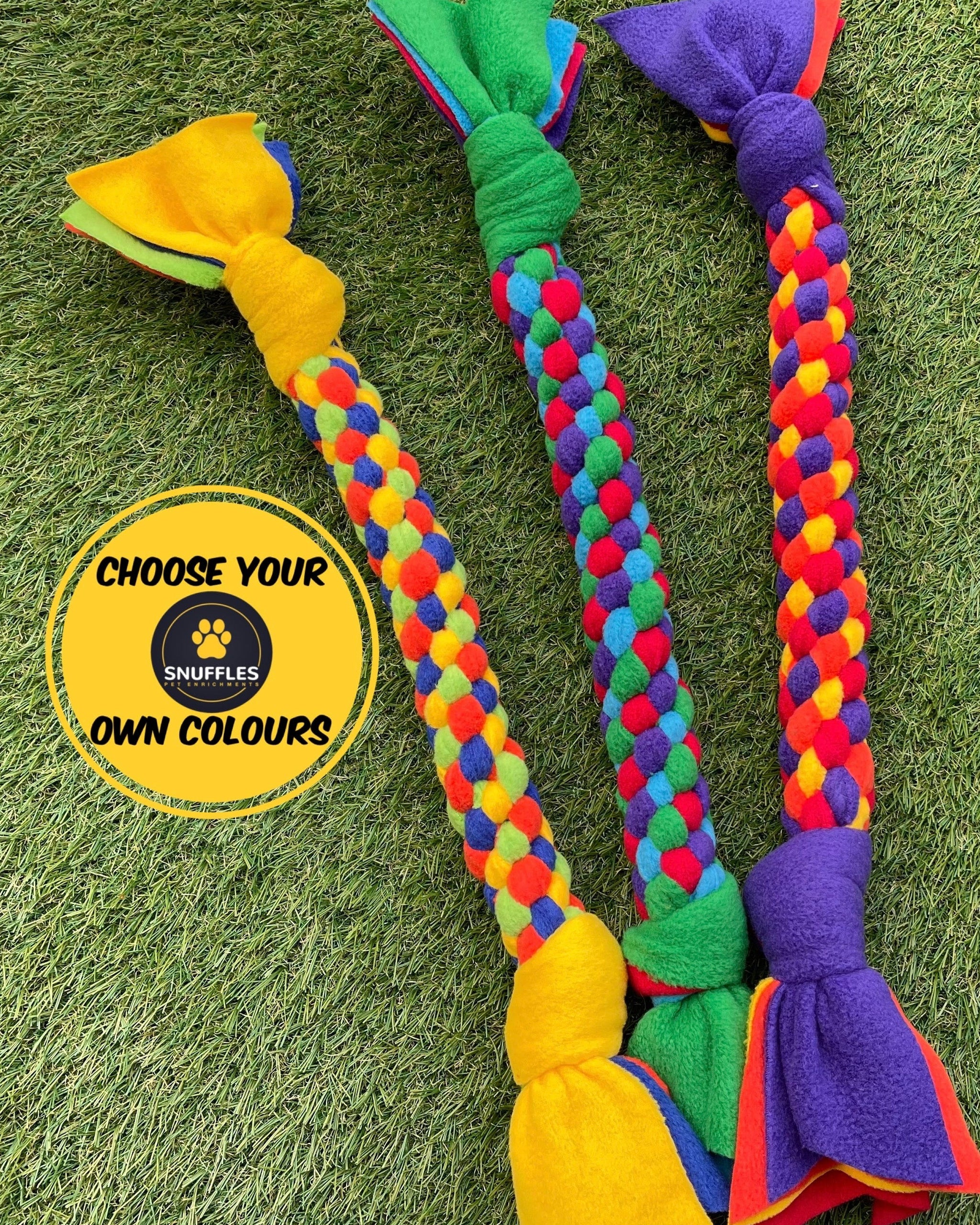 Custom Coloured Dog Tugs 3 Sizes Available (Free Postage) – Snufflesshop